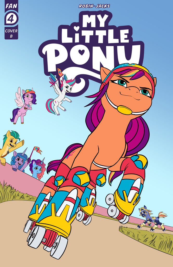 #3304284 - safe, artist:robin jacks, idw, hitch trailblazer, izzy ...