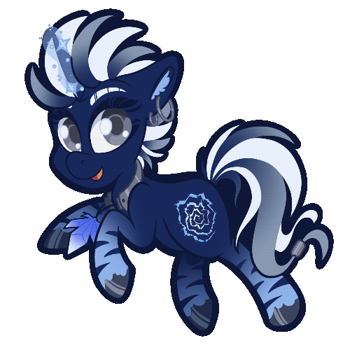 #3304722 - safe, artist:mychelle, oc, oc:black ice, pony, unicorn ...