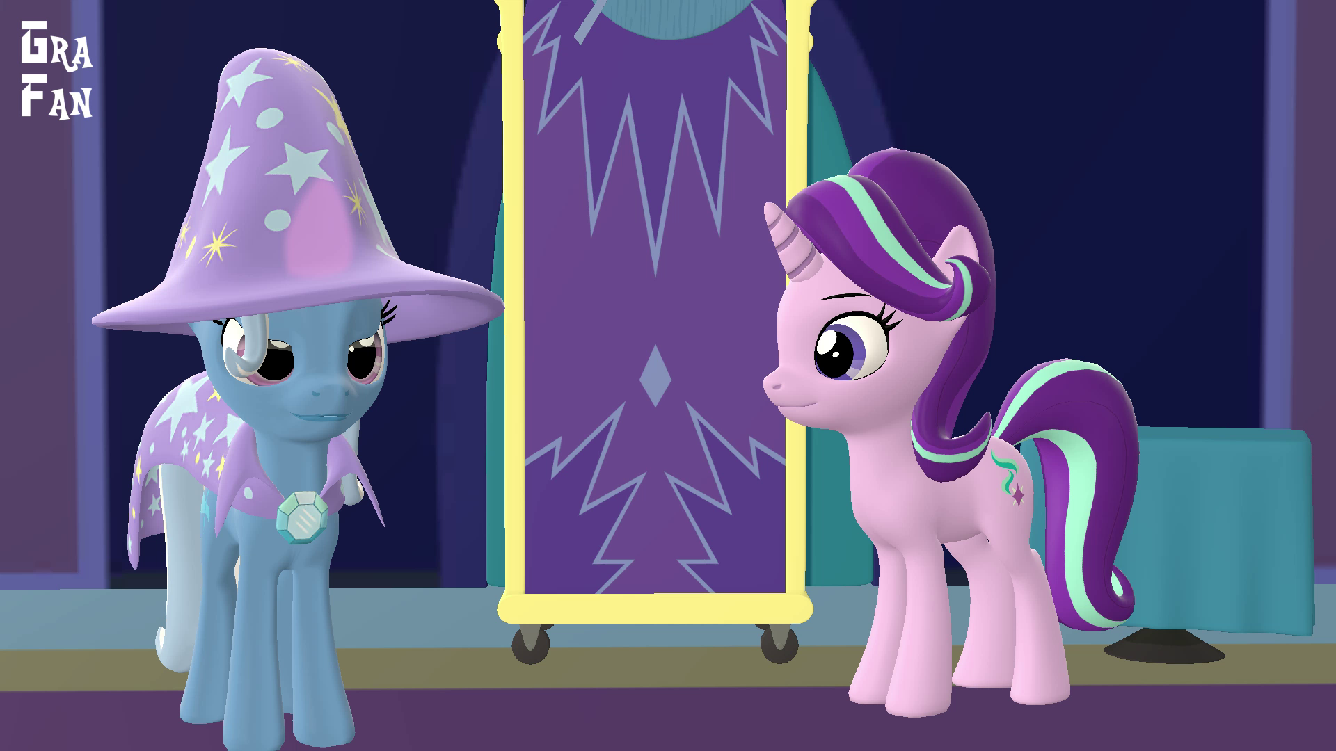 #3305206 - safe, artist:gradiusfanatic, rarity, starlight glimmer ...