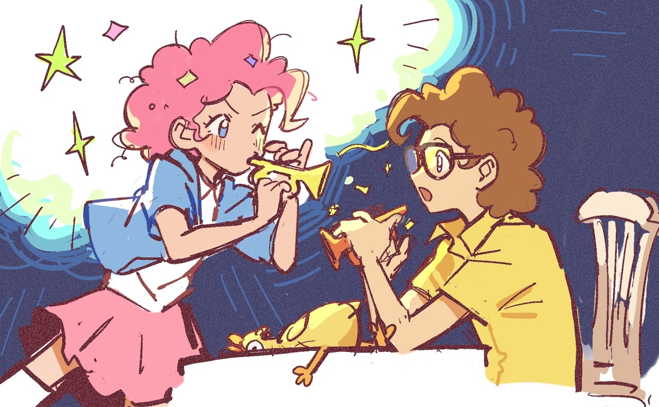 #3305246 - safe, artist:xiaowangzidemianyang, cheese sandwich, pinkie ...