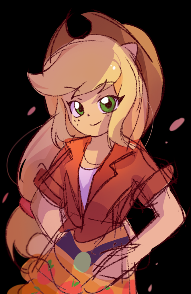 #3305268 - safe, artist:ya15217084, applejack, human, equestria girls ...