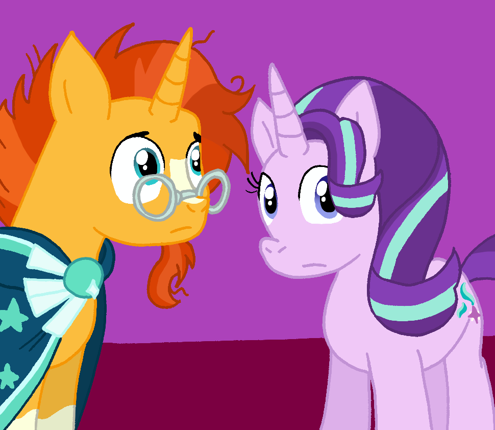 #3306172 - safe, artist:cmara, starlight glimmer, sunburst, pony ...