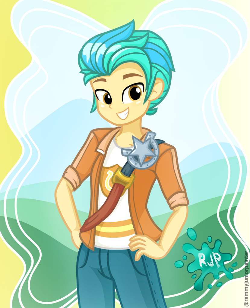 #3306537 - safe, artist:rjp.rammy, hitch trailblazer, human, equestria ...