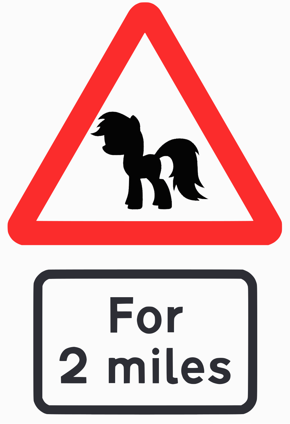 #3307299 - safe, artist:midob, pony, g4, .svg available, road sign ...