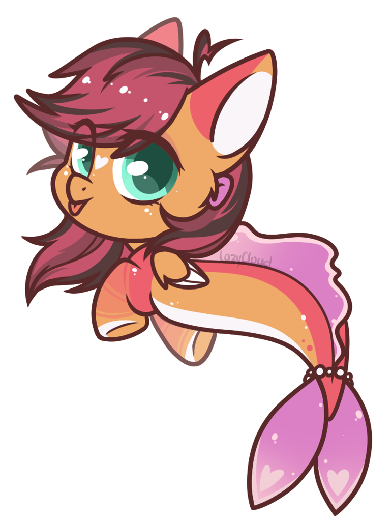 #3308914 - safe, artist:cloud-fly, oc, oc only, oc:amo, seapony (g4 ...