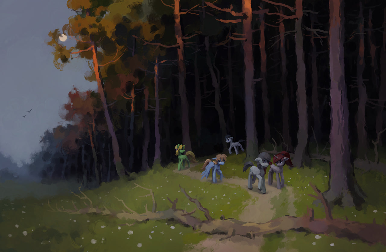 #3309200 - safe, artist:koviry, oc, oc only, earth pony, pegasus, pony ...