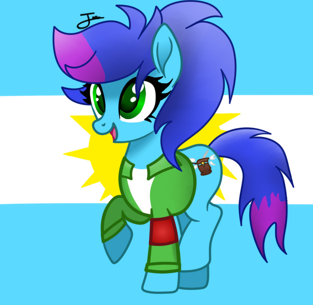 #3309909 - safe, artist:brony_jr, oc, earth pony, caption, image macro ...