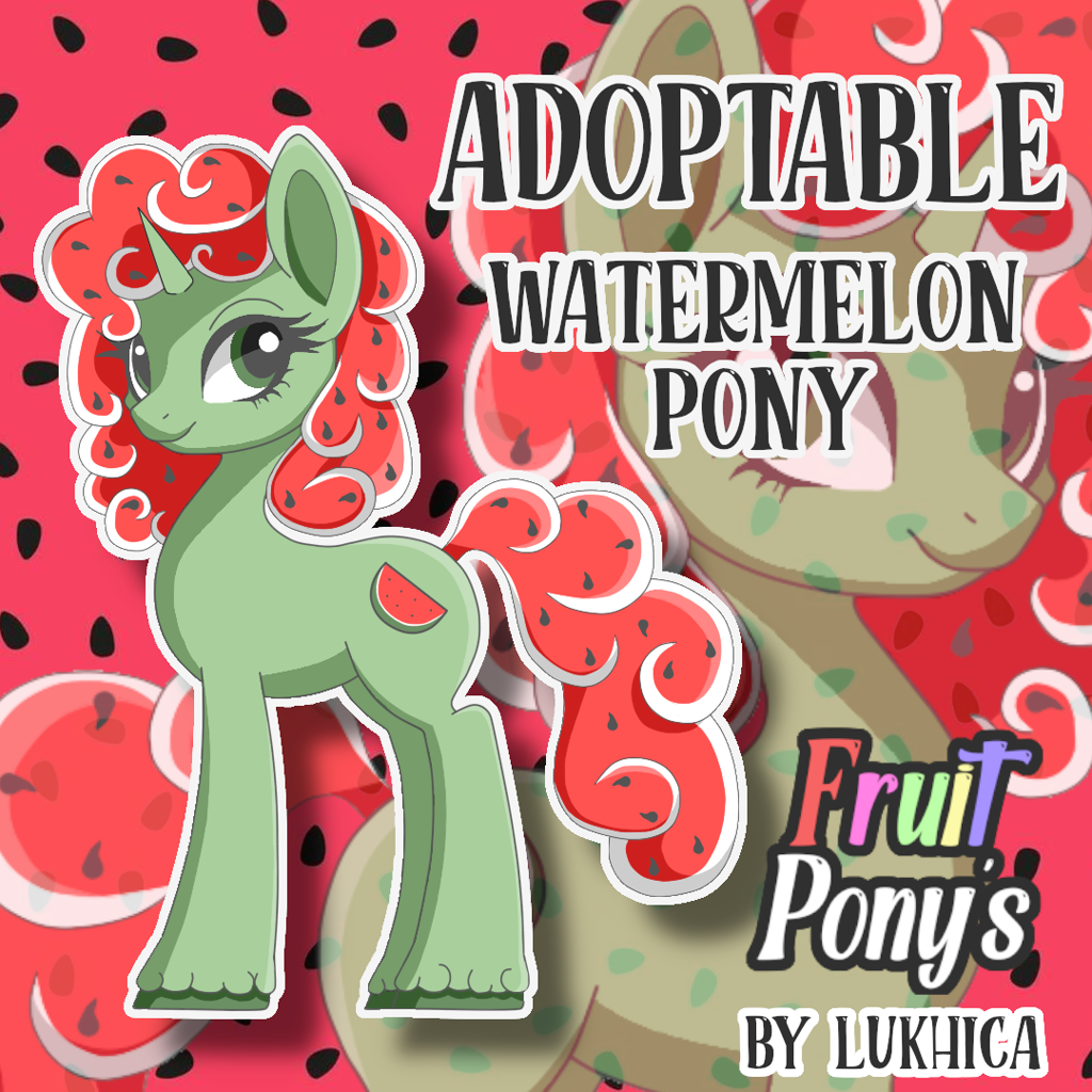 #3309928 - safe, artist:lukhica, oc, pony, unicorn, adoptable, food ...