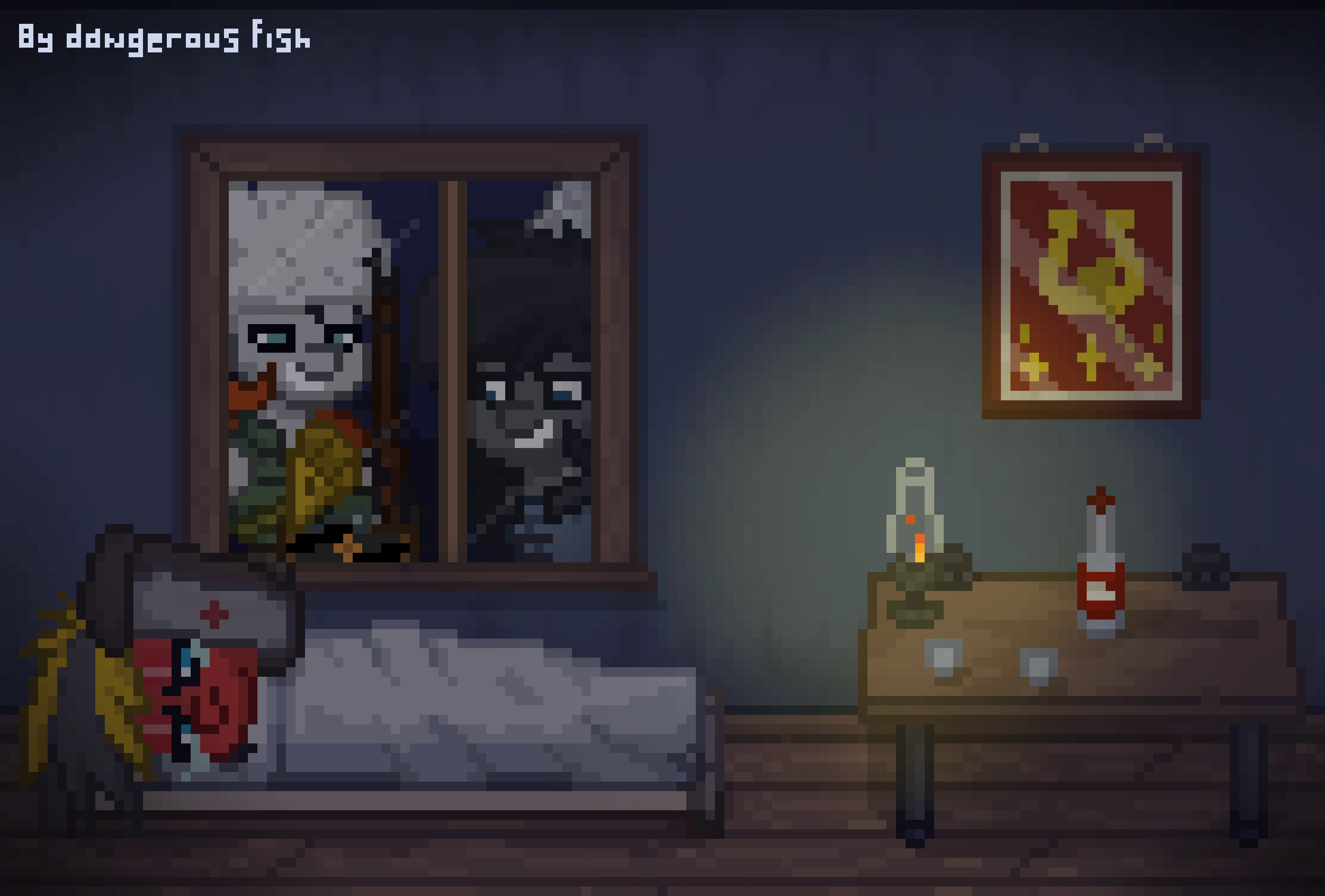 #3310824 - questionable, semi-grimdark, artist:dangerous fish, oc, oc ...