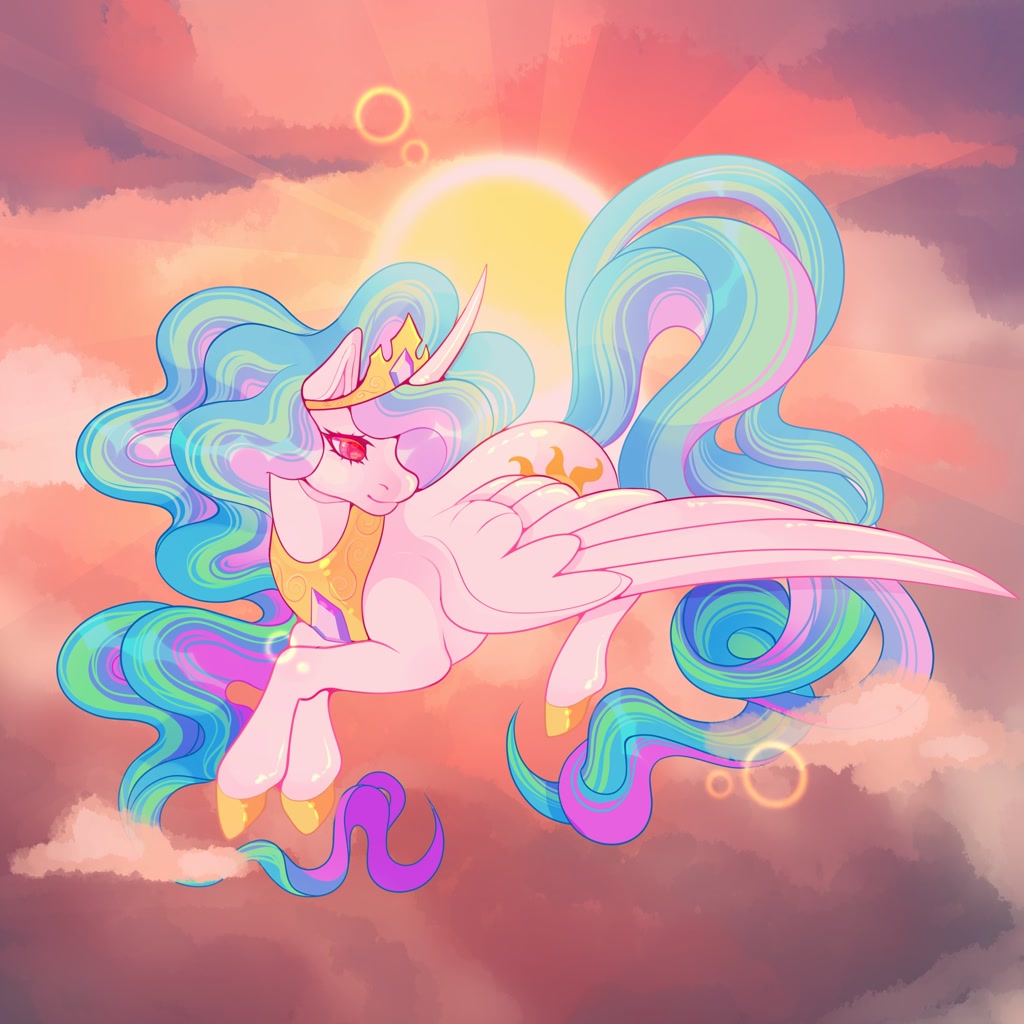 #3311073 - safe, artist:colorwurm, princess celestia, alicorn, pony, g4 ...