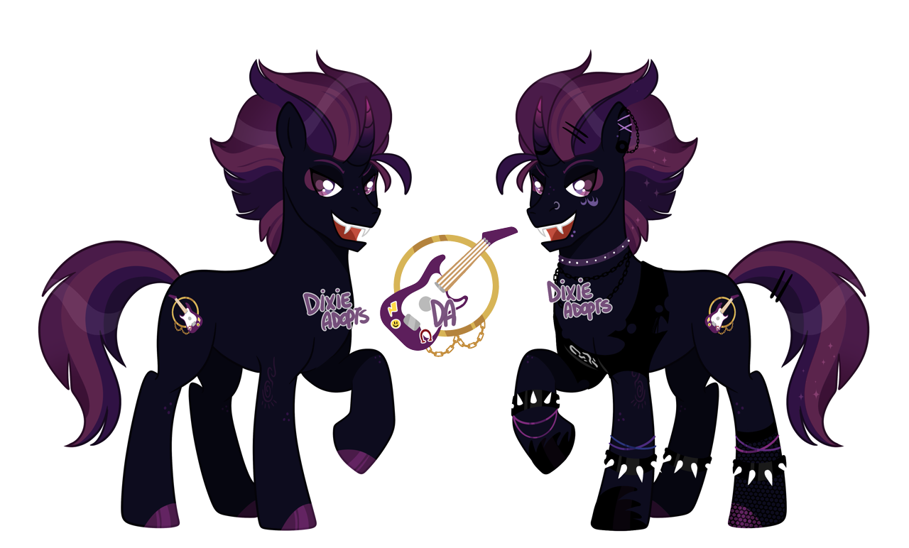 #3311244 - safe, artist:dixieadopts, oc, oc only, oc:nightlight shadow, pony, unicorn, male ...