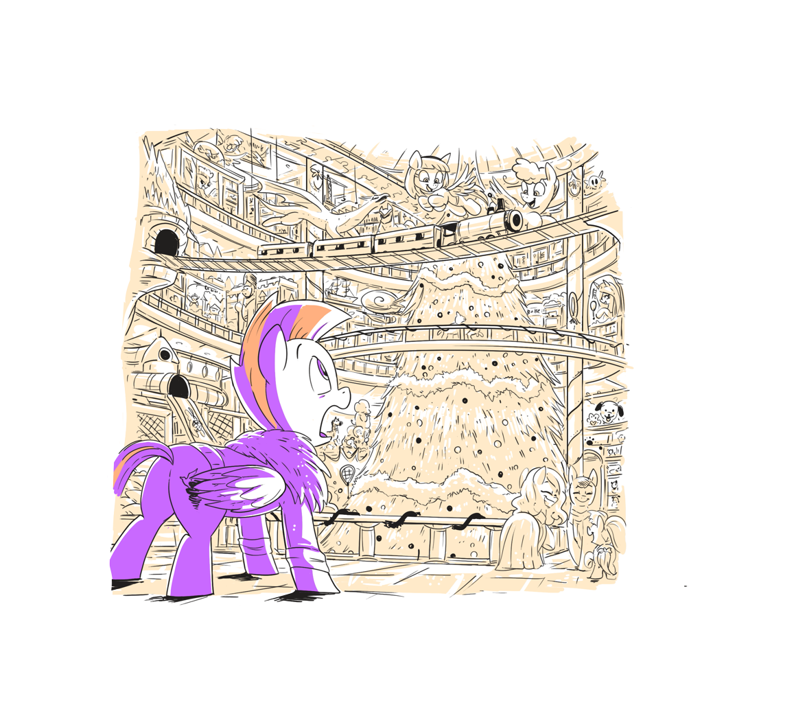 #3294932 - safe, artist:jowyb, oc, oc only, oc:shellac, oc:thunder ...