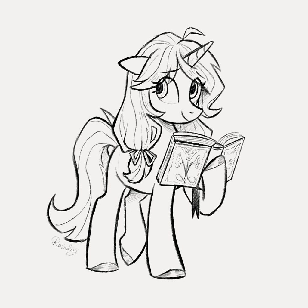 #3296150 - safe, artist:raindrophalo, oc, oc only, pony, unicorn, horn, solo, unicorn oc ...