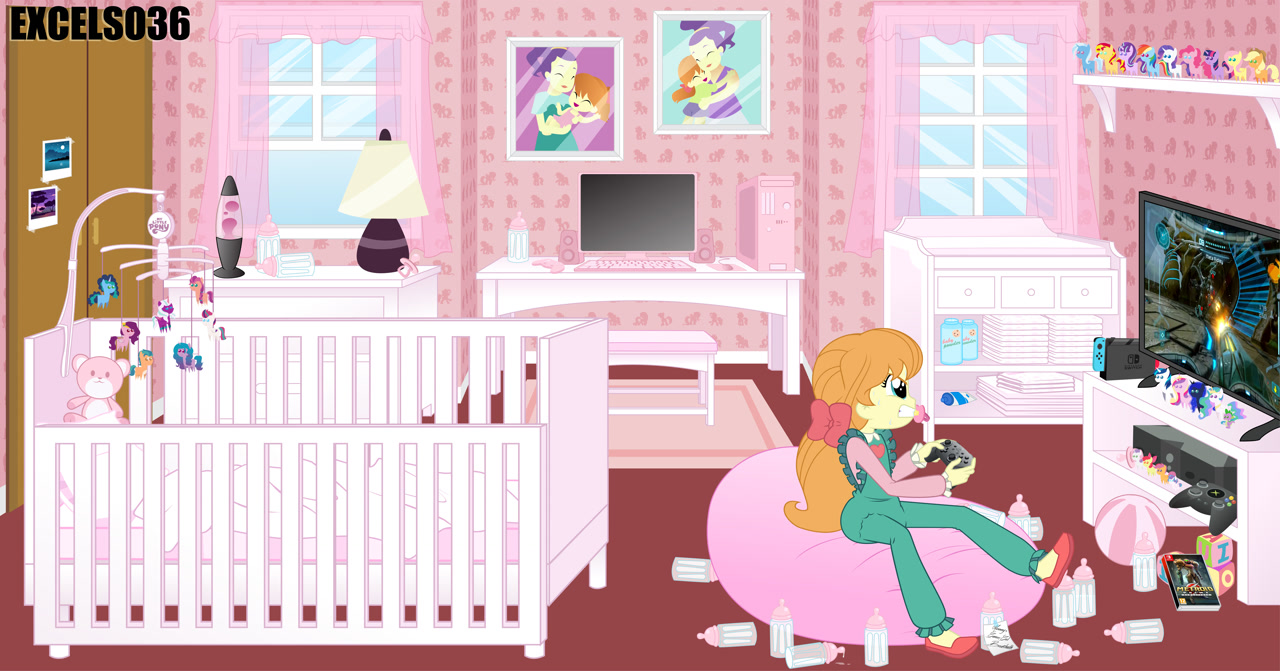 #3297300 - safe, artist:excelso36, apple bloom, applejack, fluttershy ...