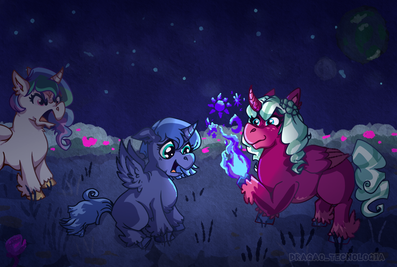 #3297712 - safe, artist:dragao_tecnologia, opaline arcana, princess ...