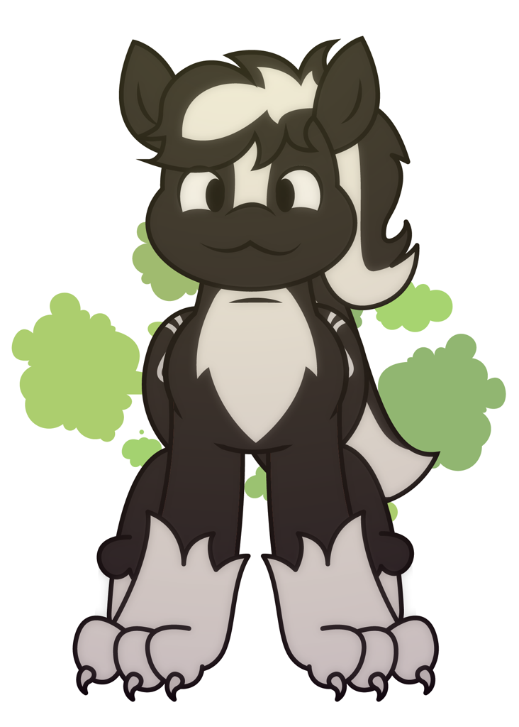 #3297841 - safe, artist:epsipepnsfw, oc, oc:zenawa skunkpony, earth ...