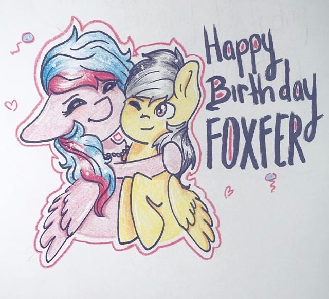 #3319536 - safe, artist:flutter paws, oc, oc:flutters, oc:thunder (fl ...