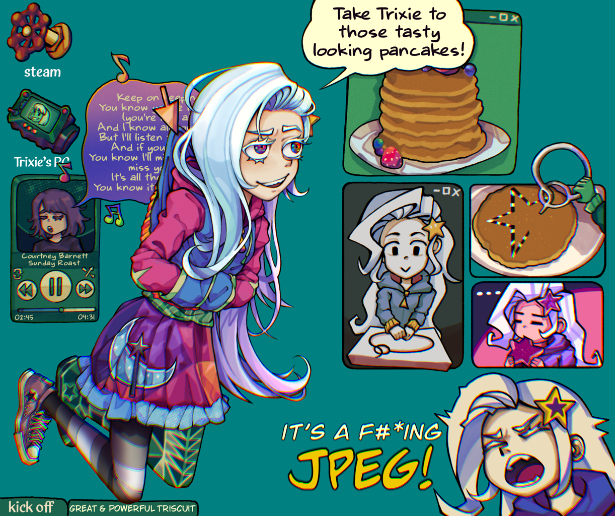 #3320030 - safe, artist:starwantrix, trixie, human, equestria girls, g4 ...