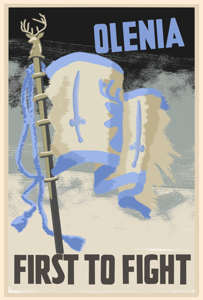 #3321205 - safe, artist:potatoes, equestria at war mod, flag, olenia ...