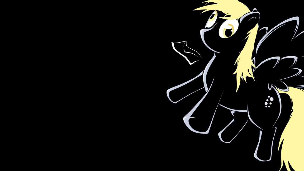 #3321656 - safe, artist:braukoly, derpy hooves, pegasus, g4, black ...