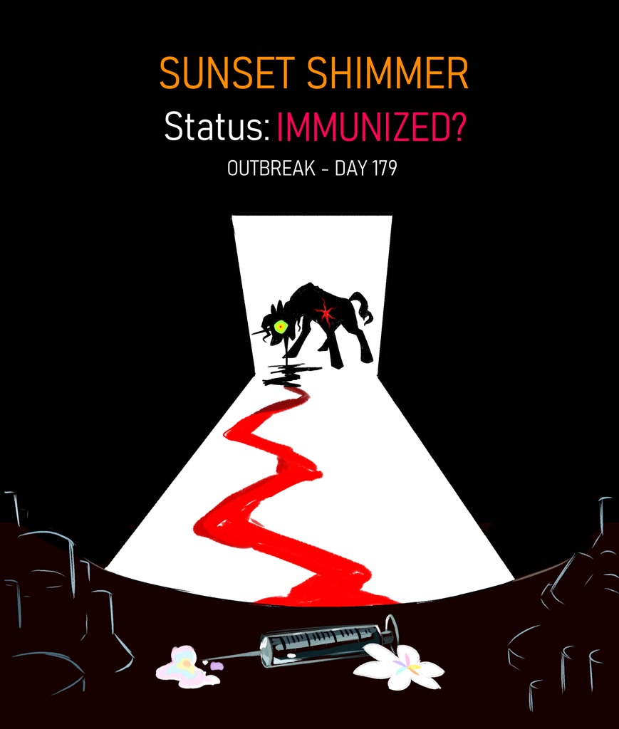 #3322026 - semi-grimdark, artist:cracklewink, sunset shimmer, pony ...