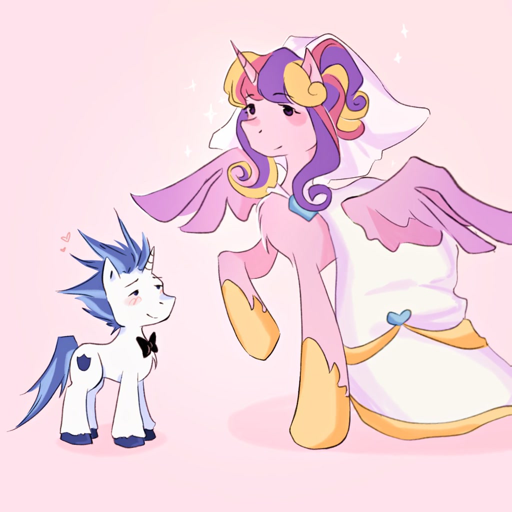 #3322509 - safe, artist:laaawin, princess cadance, shining armor ...