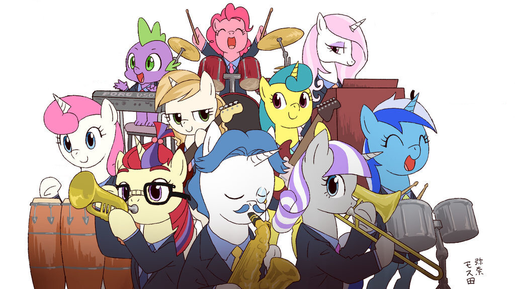 #3323843 - safe, artist:yanamosuda, edit, fancypants, fleur-de-lis ...