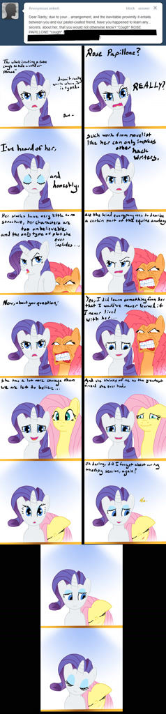 #3313537 - source needed, safe, artist:psychroculus, fluttershy, rarity ...