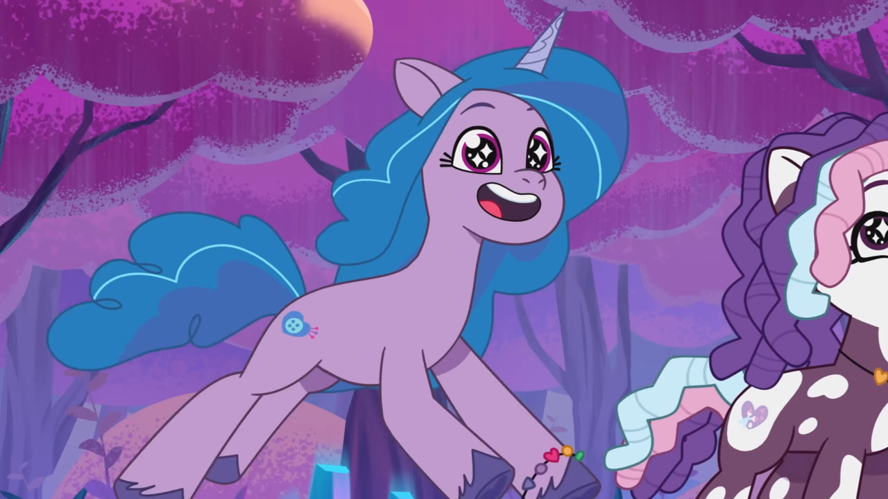 #3313590 - safe, screencap, izzy moonbow, violette rainbow, pony ...