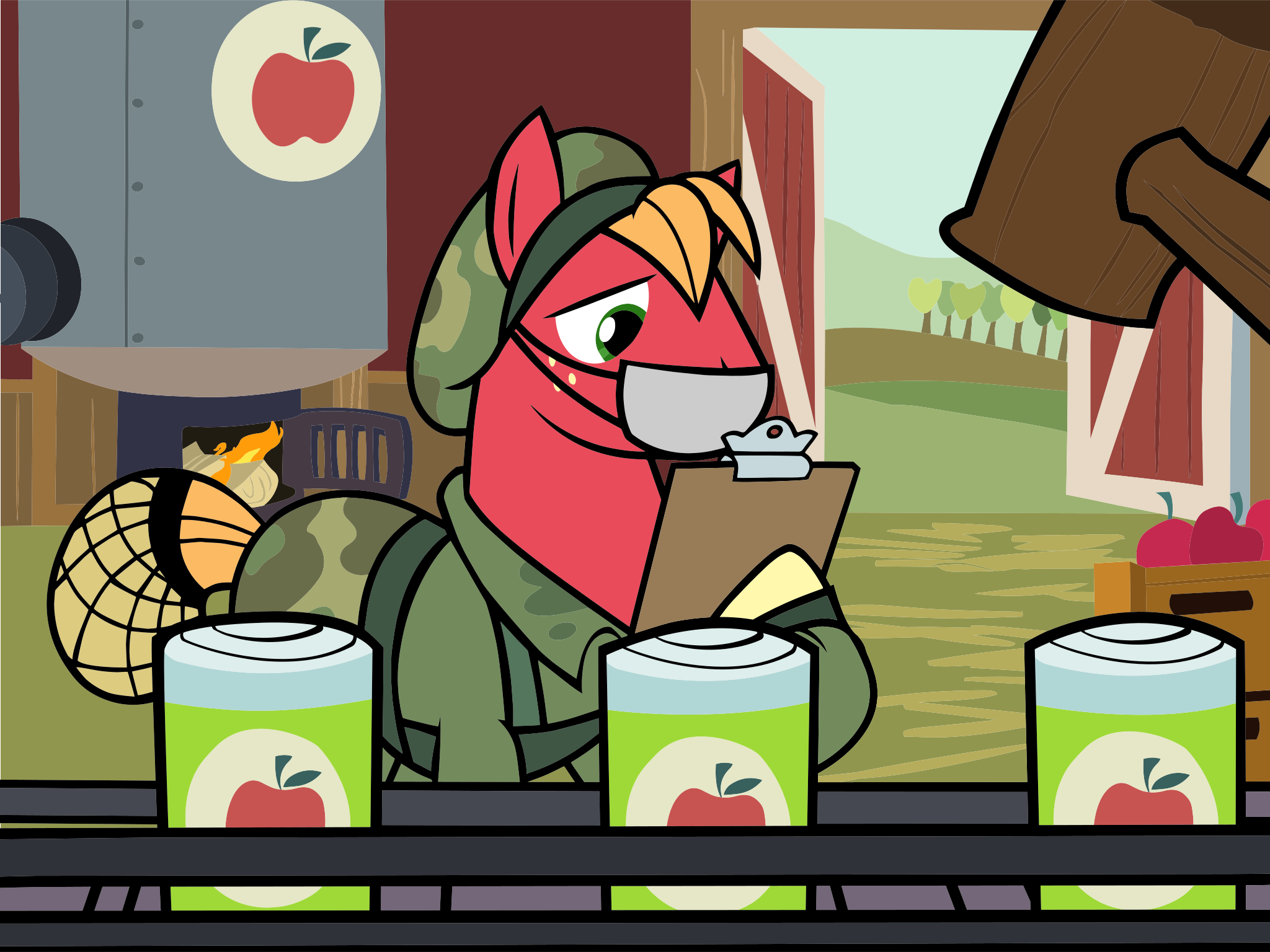 #3325911 - safe, budge studios, big macintosh, earth pony, pony, my ...