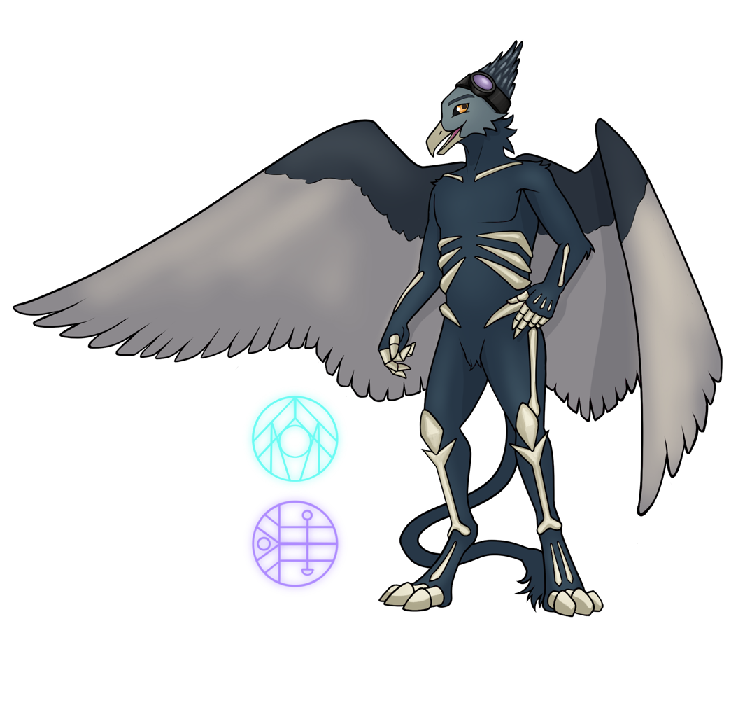 #3327877 - safe, artist:jykinturah, oc, oc only, oc:suban, griffon, hybrid, titan, anthro ...