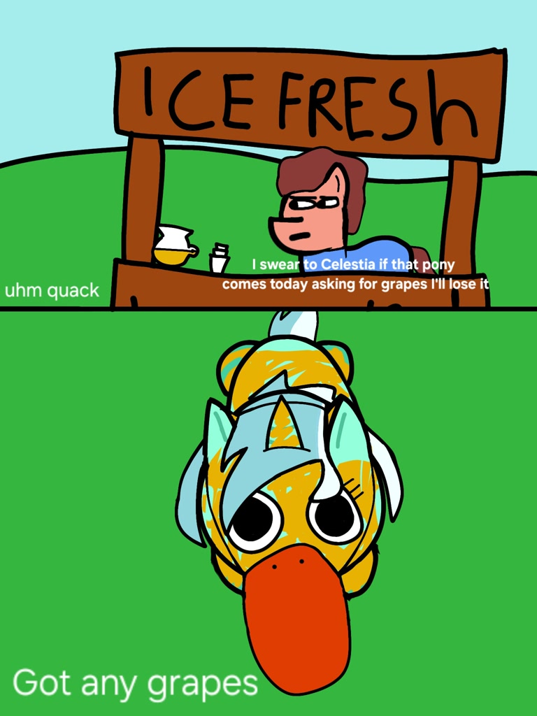 #3328692 - safe, artist:cosmicwaves35, lyra heartstrings, bird, duck ...