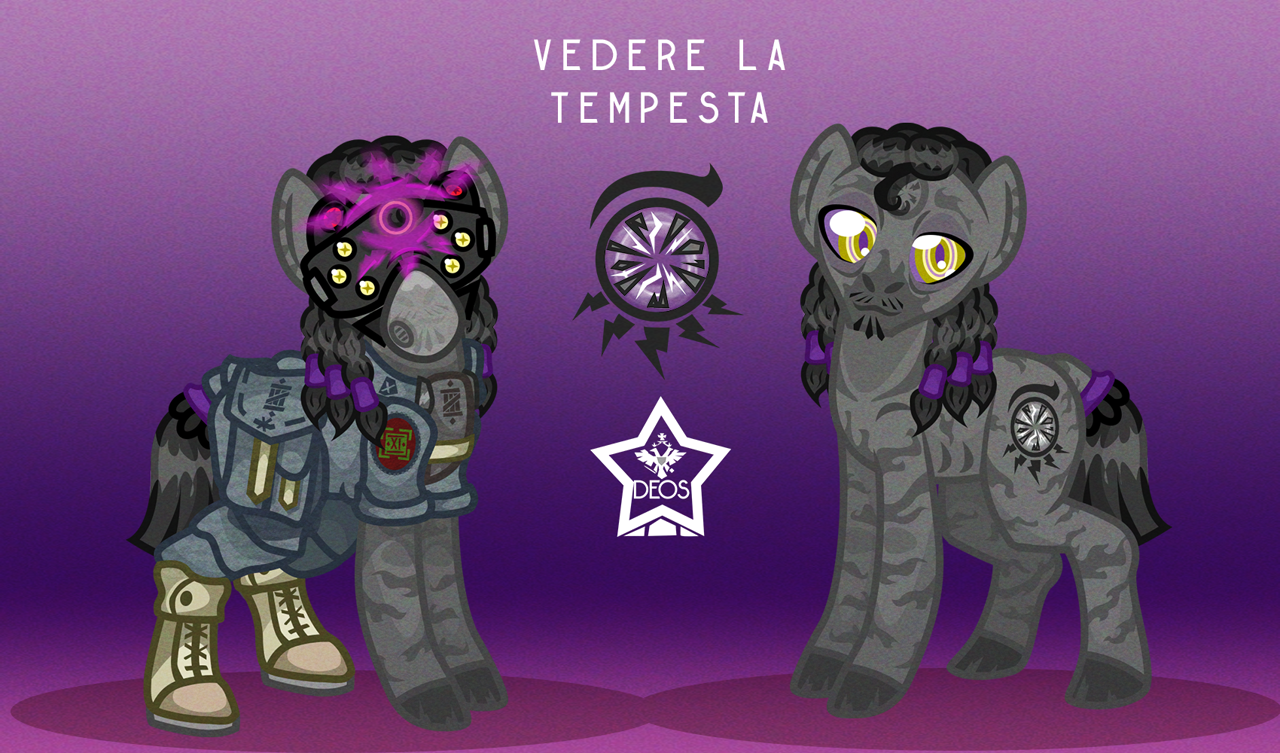 #3330119 - safe, artist:devorierdeos, oc, oc only, zebra, fallout ...