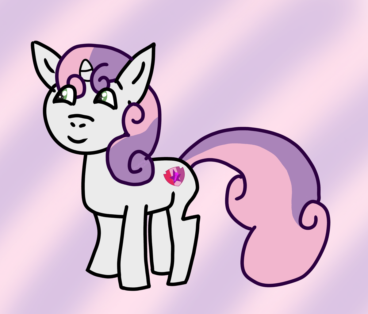 #3330280 - safe, artist:sleeplesseevee, sweetie belle, pony, unicorn ...