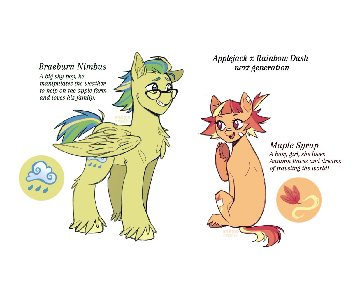 #3330500 - safe, artist:anemonaii, oc, oc only, oc:braeburn nimbus, oc ...