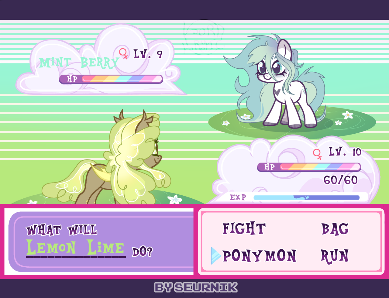 #3331517 - safe, artist:lordlyric, oc, oc only, oc:lemon lime, oc:mint berry, bat pony, earth ...