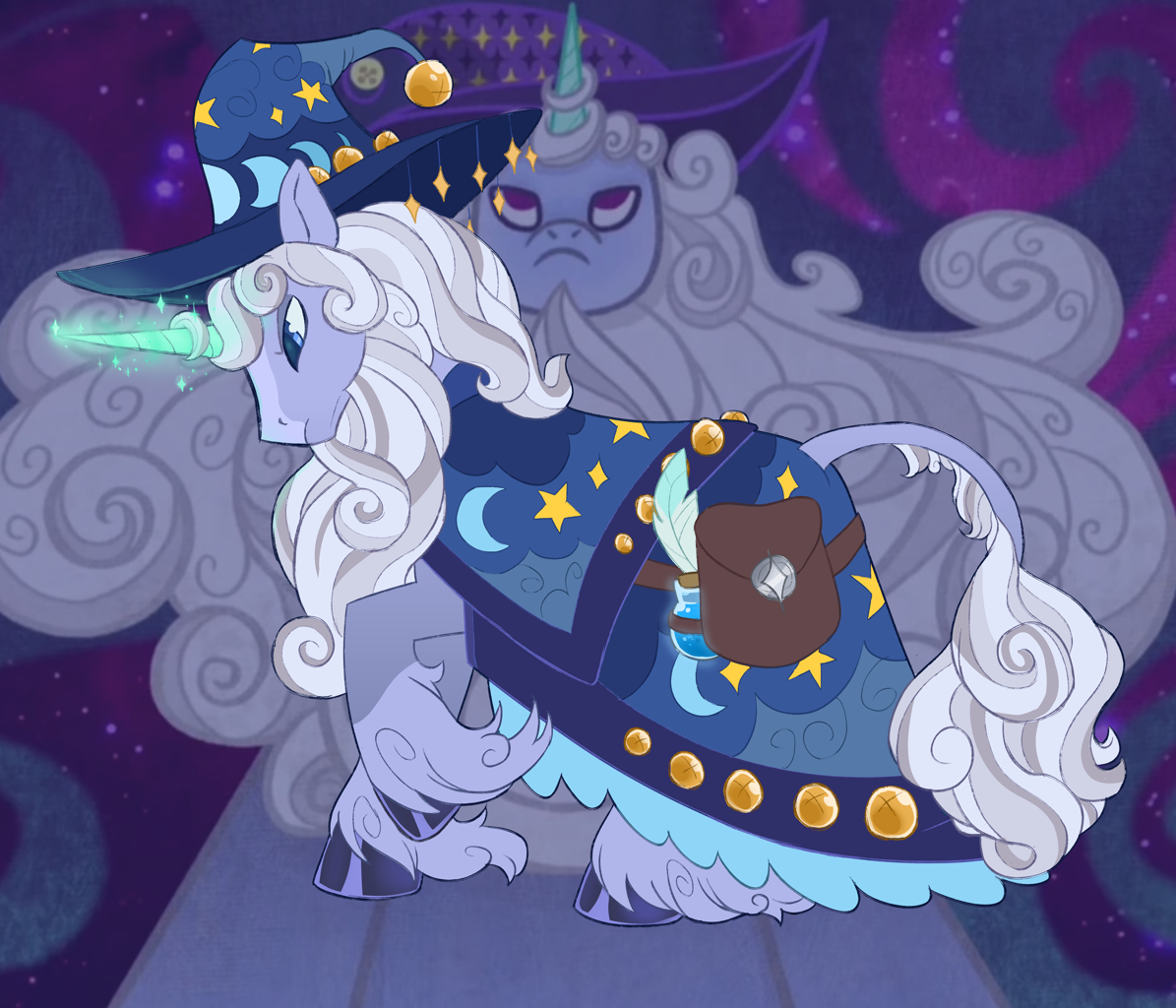 #3314550 - safe, artist:sheepchops, star swirl the bearded, pony ...