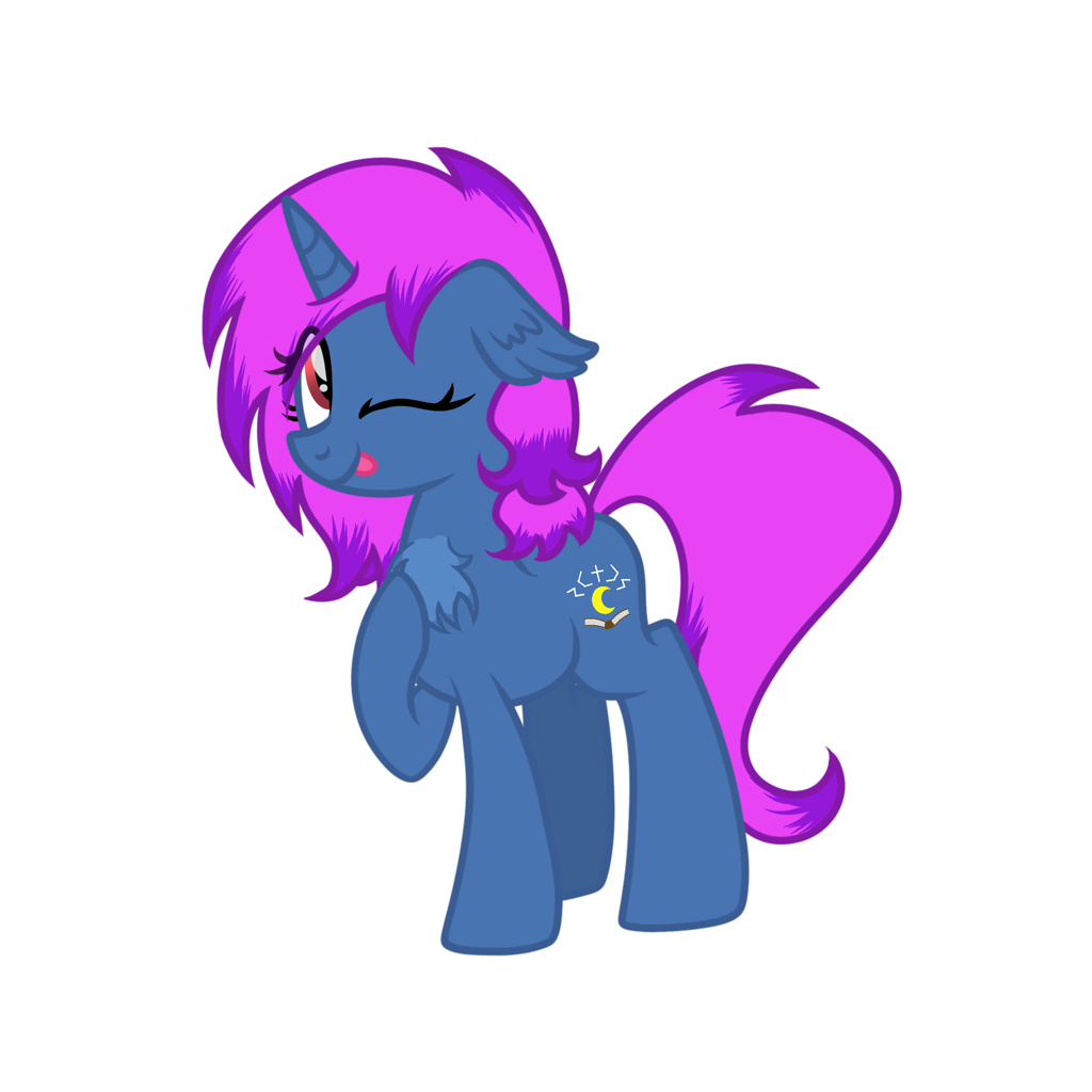 #3332784 - safe, artist:littlezhao, oc, oc only, oc:starry sky gloom, alicorn, bat pony, bat ...