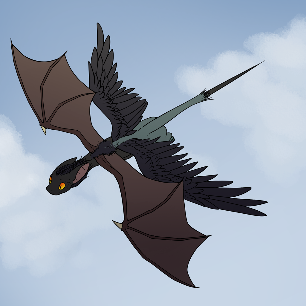 #3333975 - safe, artist:natt333, oc, chimera, community related, four ...