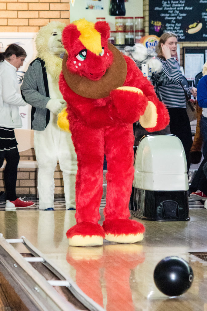 #3315174 - safe, big macintosh, human, bowling, bowling ball, furry ...