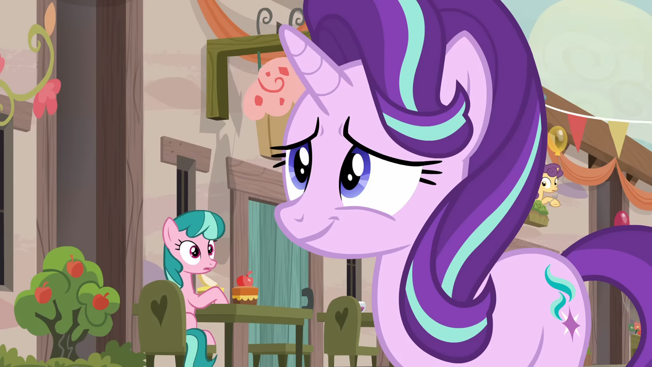 #3316354 - safe, screencap, amethyst skim, flower flight, starlight ...