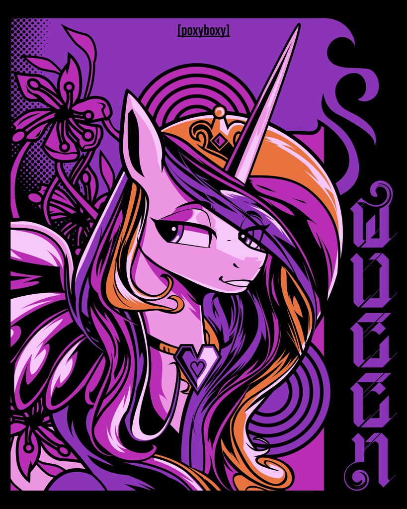 #3316534 - safe, artist:poxy_boxy, princess cadance, alicorn, pony, g4 ...
