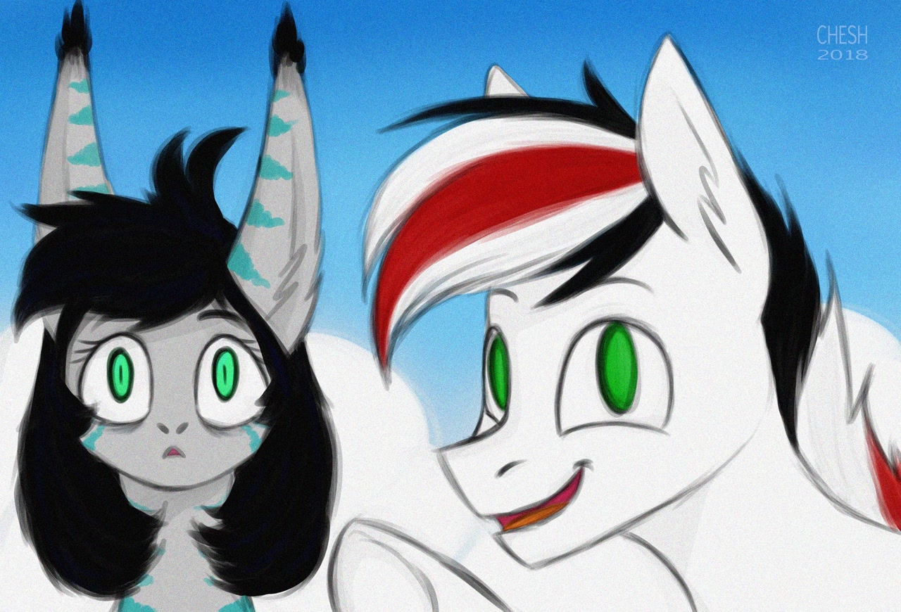 #3318324 - artist needed, source needed, safe, oc, oc:damiyan, pegasus, cloud, green eyes ...