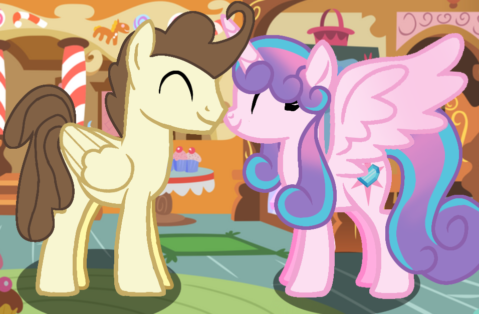 #3318680 - safe, artist:justynamoonstar, pound cake, princess flurry ...