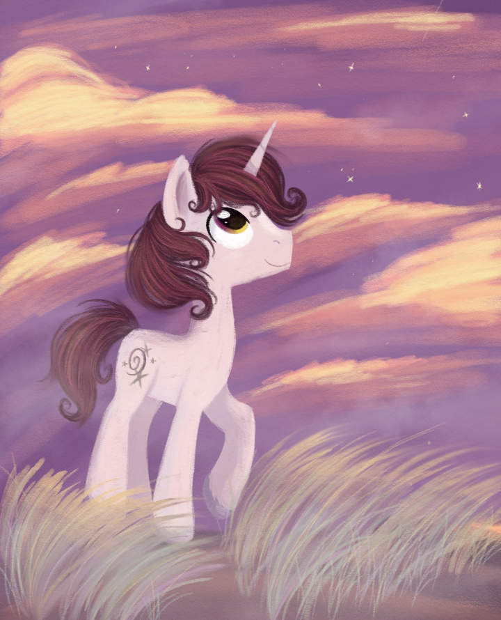 #3335002 - safe, artist:equmoria, star swirl the bearded, oc, oc:star ...