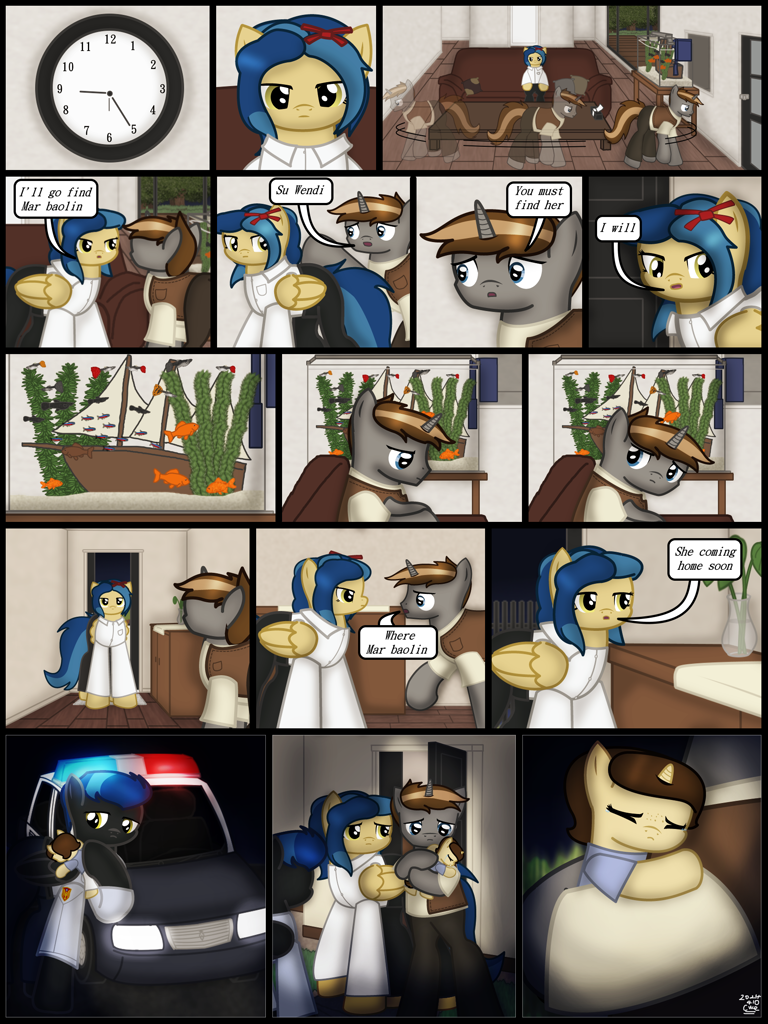 #3340757 - safe, artist:99999999000, oc, oc only, oc:mar baolin, oc:mar ker, oc:su wendi, fish ...