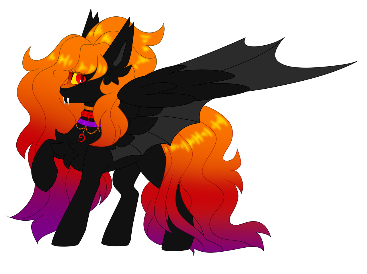 #3341218 - safe, artist:crazysketch101, oc, oc only, bat pony, pony ...