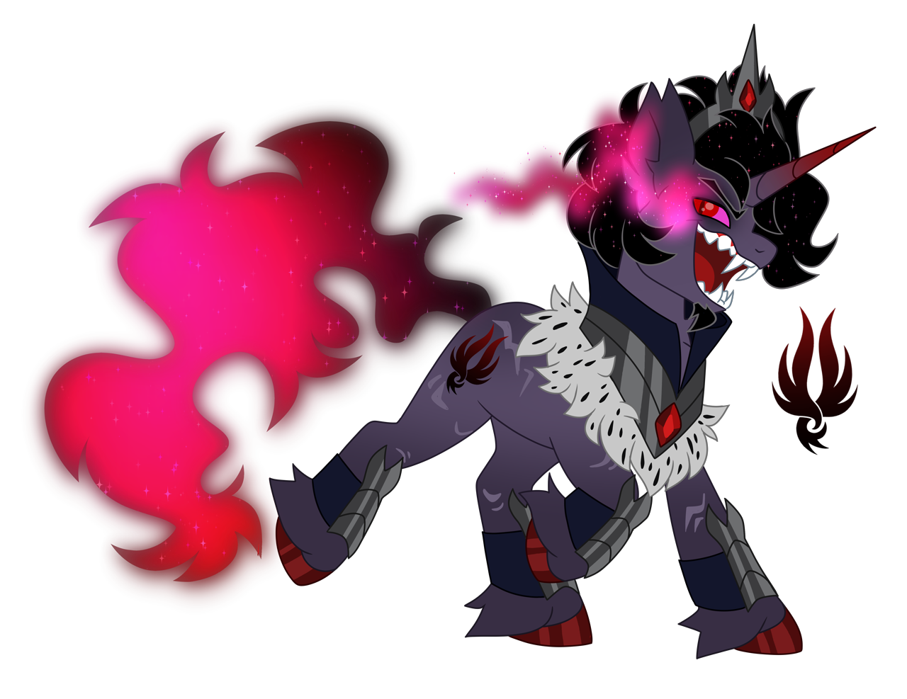 #3341910 - safe, artist:crazysketch101, oc, oc only, oc:king cosmos ...