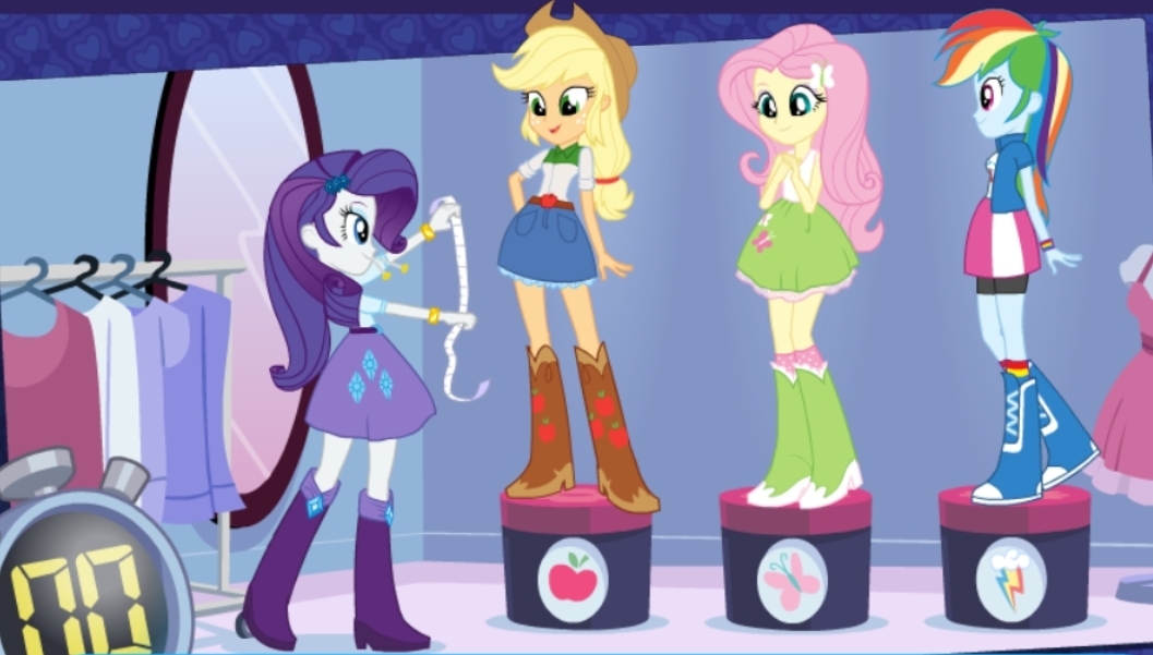 #3342381 - safe, applejack, fluttershy, rainbow dash, rarity, equestria girls, equestria girls ...