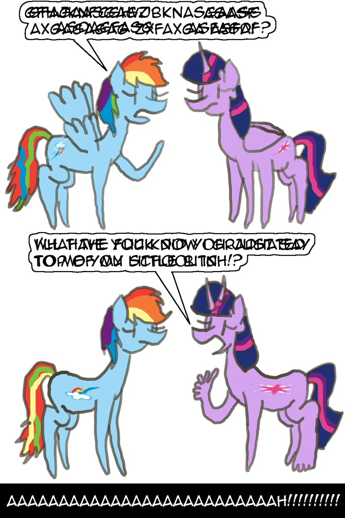 #3342466 - safe, artist:sneshpone, rainbow dash, twilight sparkle ...